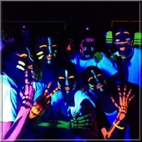 location pack éclairage pour soirée fluo et reveillon jour de l'an