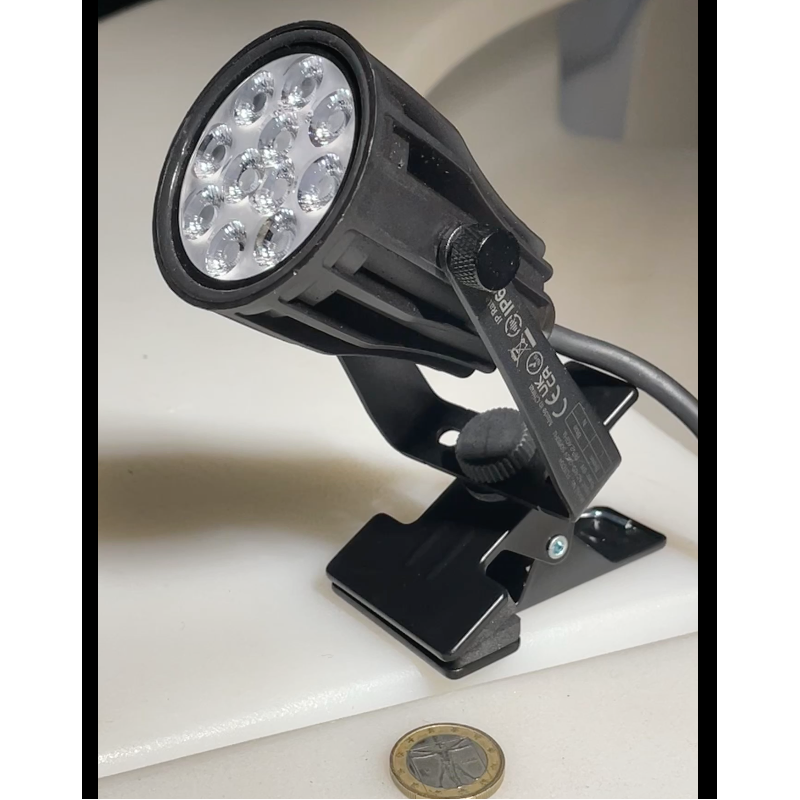 location spot a pince led rgbw 2,4 GHZ télécommande tls31 acoustic color