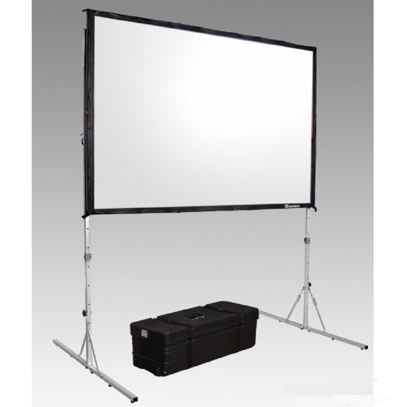 location écran de projection cadre avec toile face et rétro a toulouse